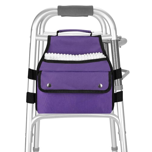Side Walker Bag Walker Accessories Bag w/Cup Holder Folding Walker ...