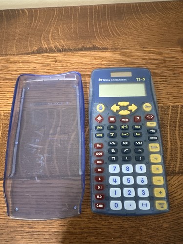 Texas Instruments TI-15 - Explorer Elementary Calculator Solar Power | eBay