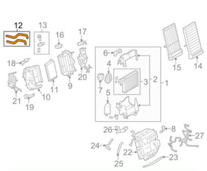 NEW AUDI A4 B8 HEATER CORE PIPE SET RHD 8K2898037 2014OEM | eBay