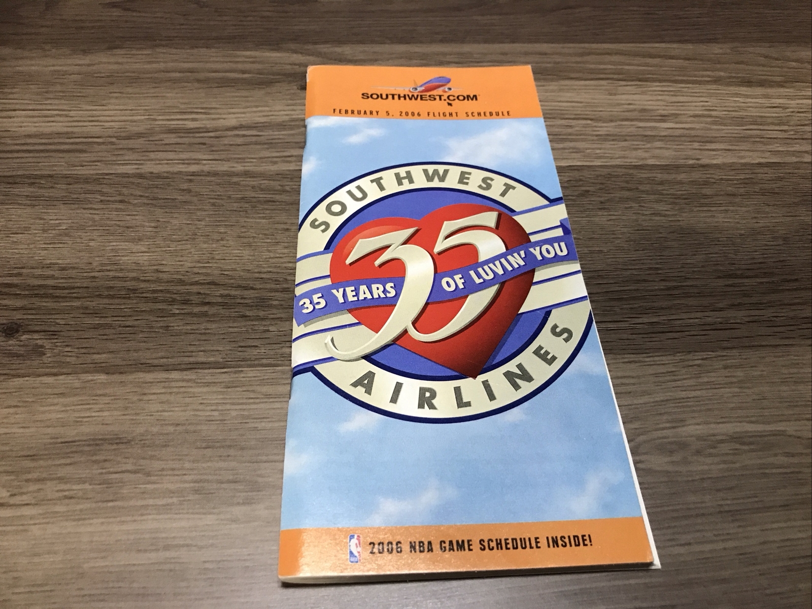 Southwest Airlines Flight Schedule Feb 5, 2006 | eBay