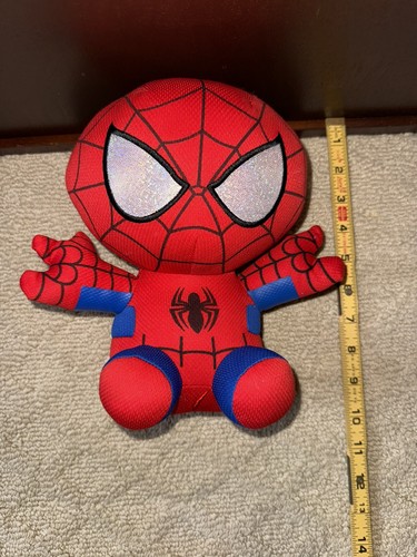 TY Beanie Baby SPIDER-MAN Marvel Plush Toy 9” EUC | eBay