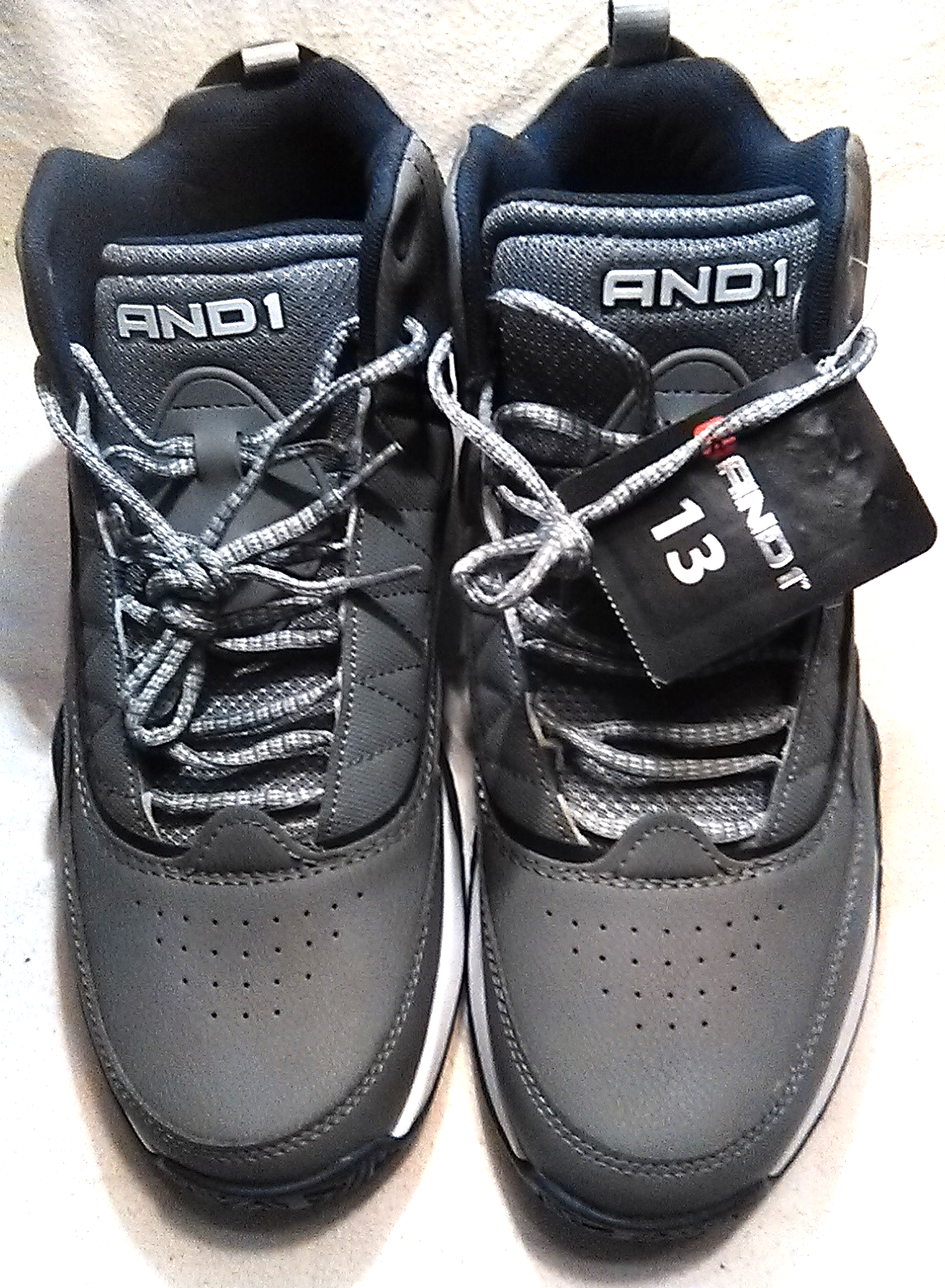 AND1 Athletic High Top Basketball Shoes Streetball Sneakers Men's Size ...