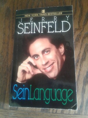 SeinLanguage Book by Jerry Seinfeld Comedian TV & Very Good Condition ...