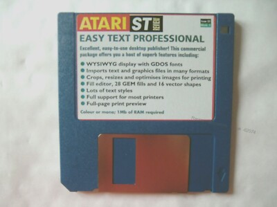62074 Issue 33 Atari ST Review - Easy Text Professional - Atari ST ...