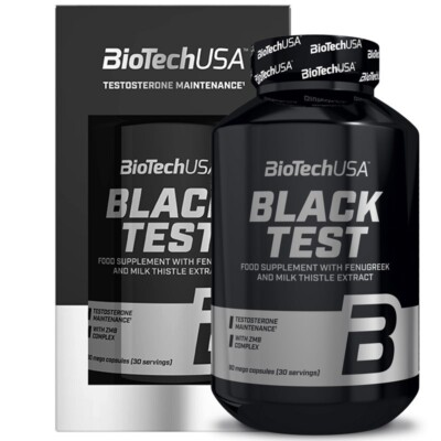 BioTech USA Black Test 90 Capsules | All Natural Test Booster | eBay UK