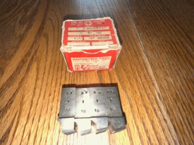 Geometric Tool Co. Set Of Chasers 1" D Milled Pro 1" - 18 Chamfer 45 ...