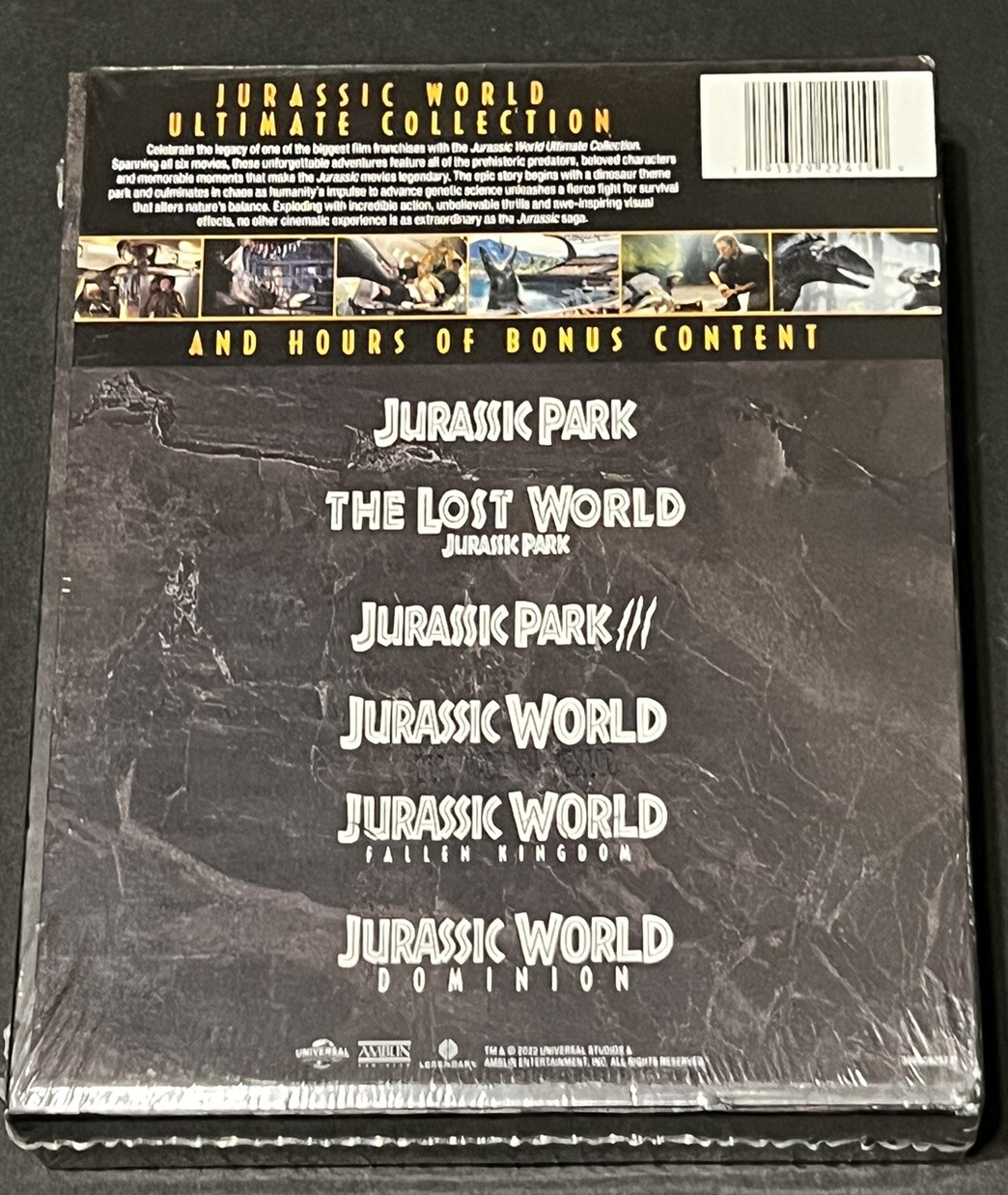 Jurassic World Ultimate Collection (6-Movie Collection) (Blu-ray+Dvd ...