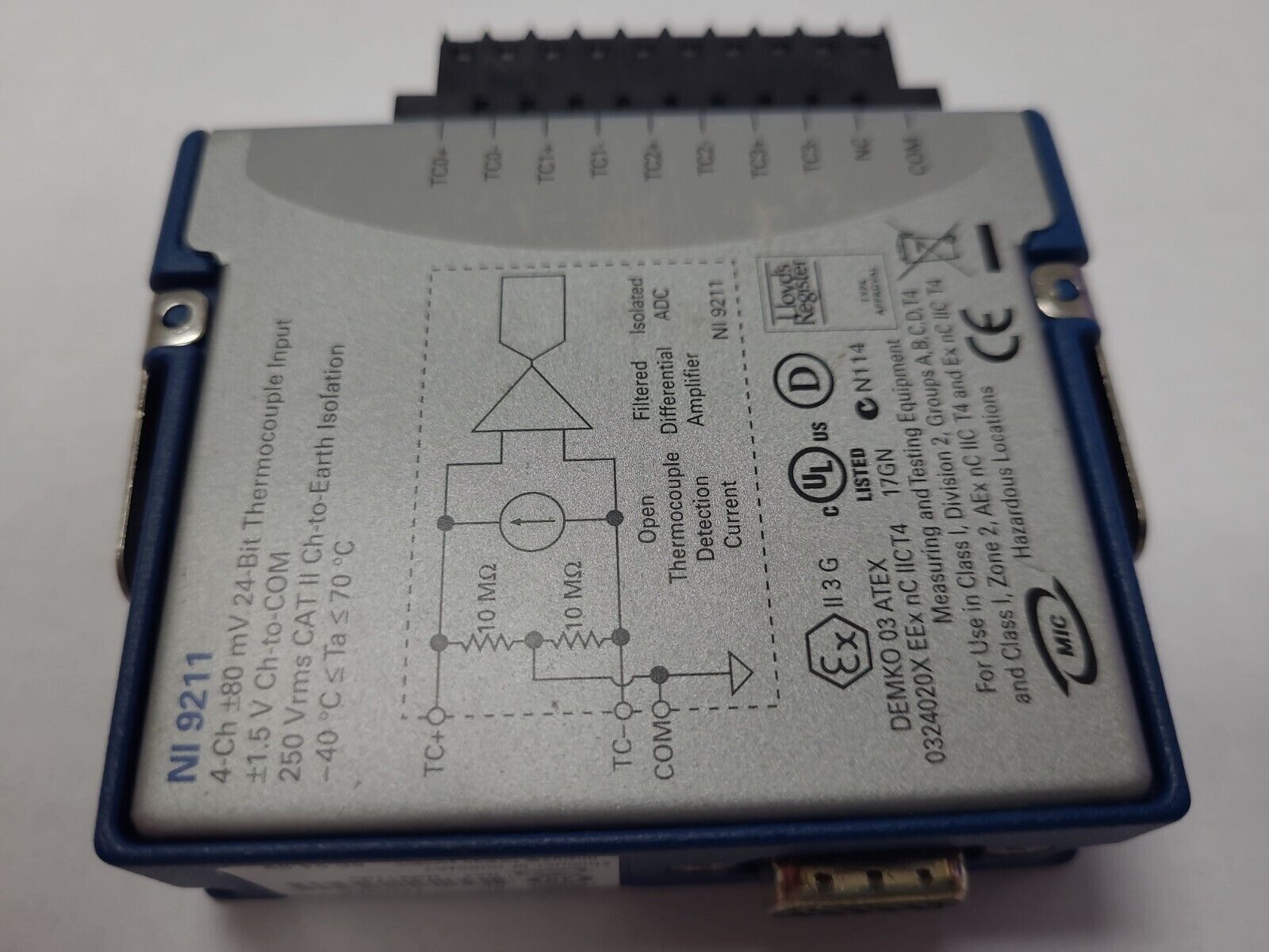 Used National Instruments NI-9211 Temperature Input Module Free ...