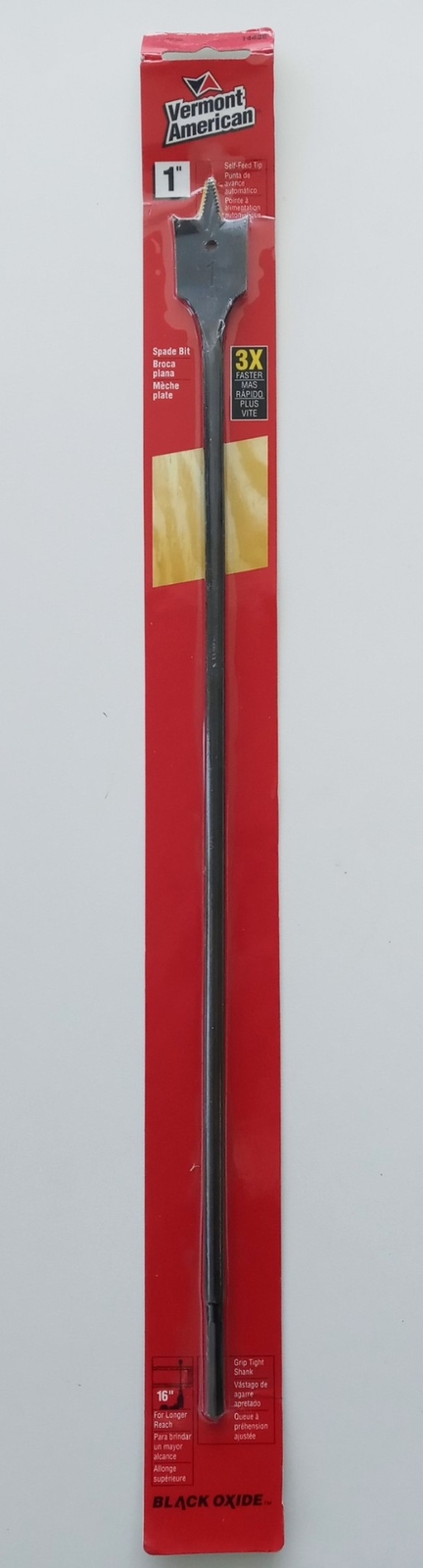Vermont American 14436 1" x 16" Extended Reach Spade Bit | eBay