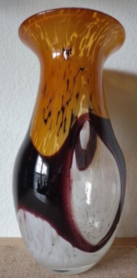 hqt unusual and unique large glass art hand blown glass vase | eBay