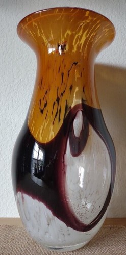 hqt unusual and unique large glass art hand blown glass vase | eBay
