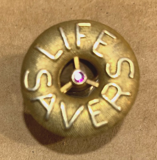 Vintage LIFE SAVERS Corporate Employee Tie Pin 3/4" Across RARE 1/20 ...