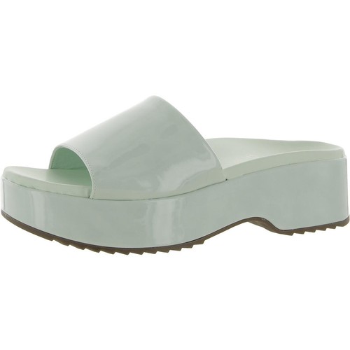 Vionic Womens Trista Green Patent Block Heel Shoes 8 Medium (B,M) BHFO ...