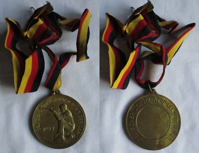 seltene DDR Medaille Deutscher Schützenverband der DDR Gold 1971 ...