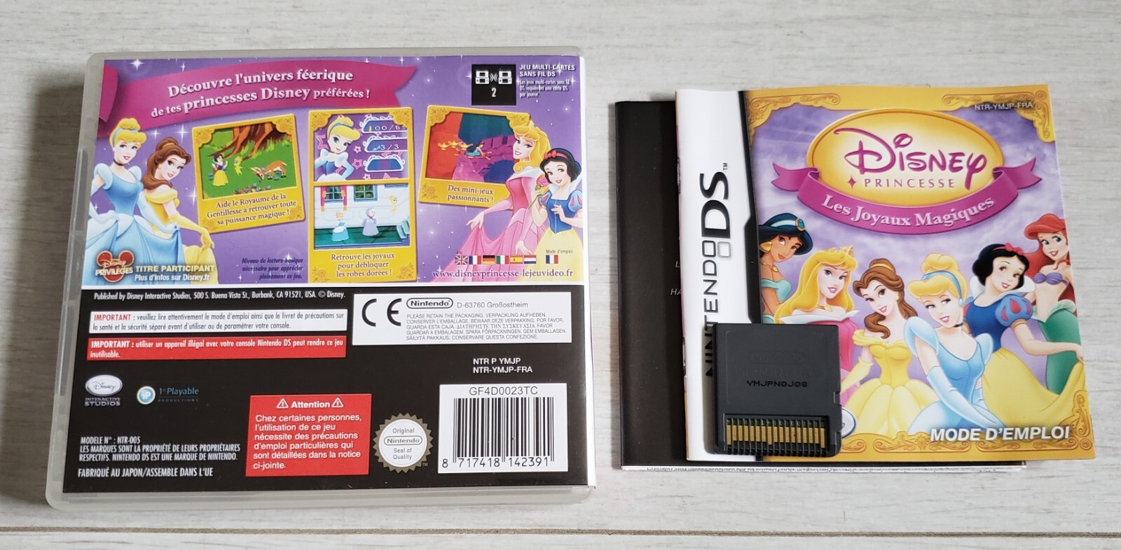 Jeu Nintendo ds 2ds 3ds disney princesse les joyaux magiques avec ...