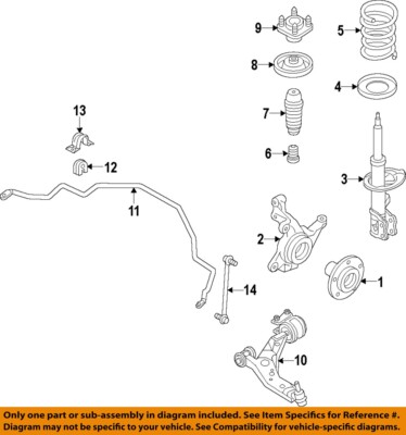MAZDA OEM 13-21 3 Front Suspension Suspension Components-Bearing ...