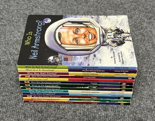 WHO IS Famous People Biographies History Paperback Lot of 13 Chapter ...