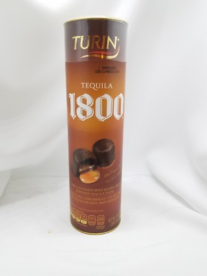 Turin Dark Chocolates filled with Tequila 1800 Reposado, Net Wt 7 Oz ...
