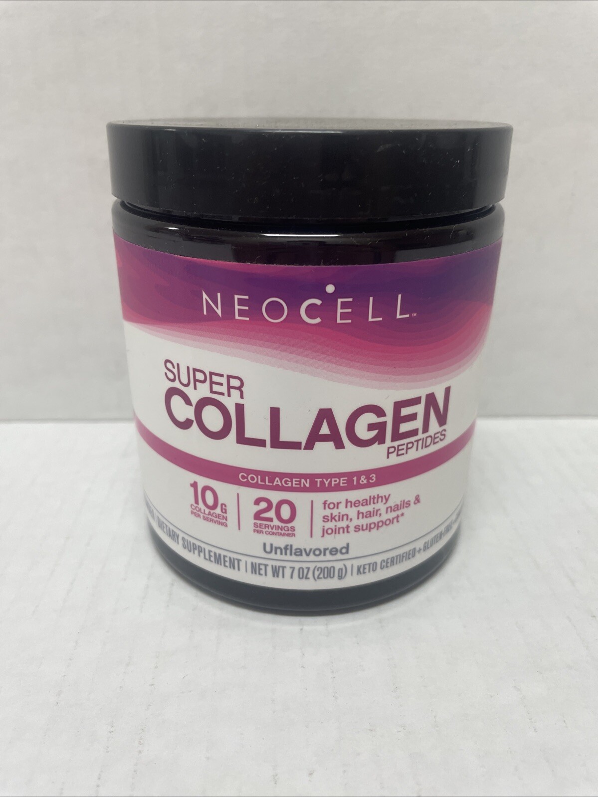 Neocell Super Collagen Peptides Powder, Type 1 & 3, Unflavored, 7oz Exp ...