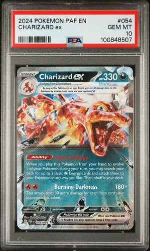 2024 Pokemon Paldea Fates Charizard EX #054 PSA 10 | eBay