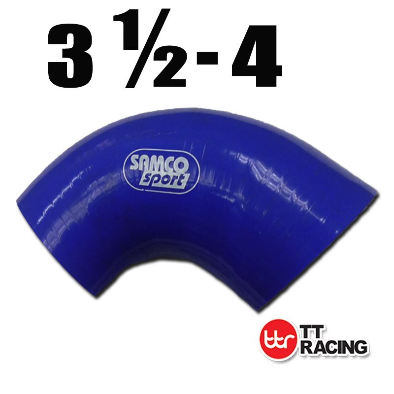 Silicone 90 Degree Bend Reducer Elbow Turbo Air Pipe 89mm - 102mm 3.5 ...