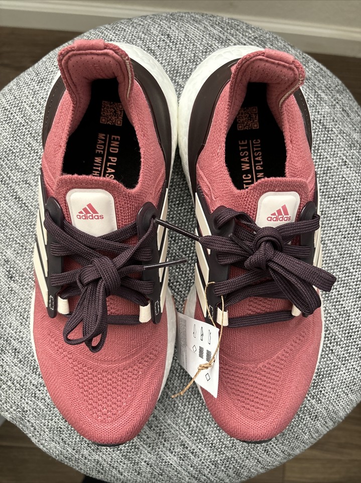 Adidas UltraBoost 22 Wonder Red Shadow Maroon Womens Shoes GX6670 Size ...