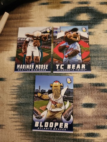 2023 Big League Baseball MASCOTS Mariner Moose BLOOPER TC BEAR CARDS | eBay