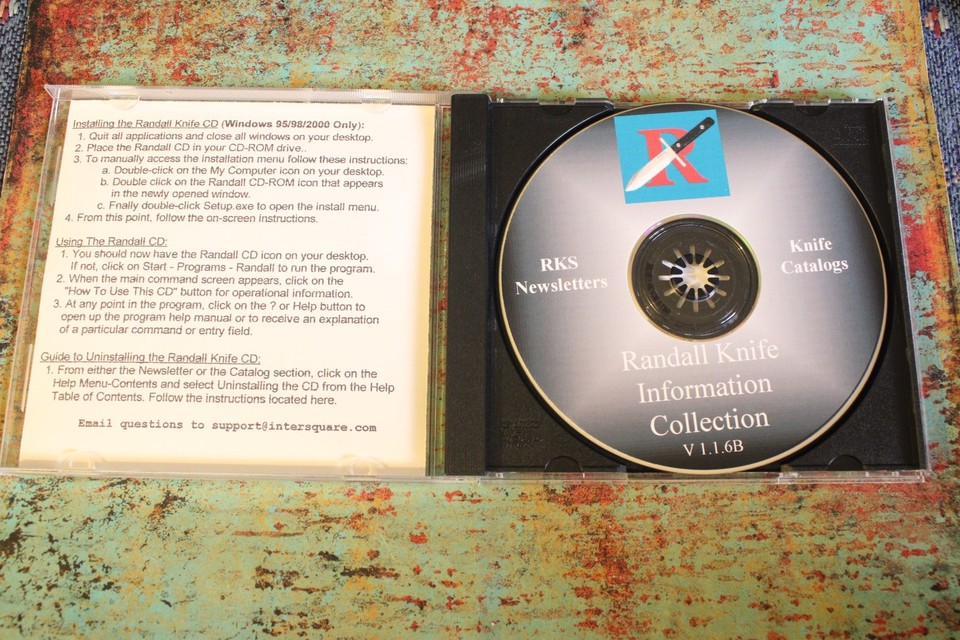90's Randall Knife Society USA Limited Edition Collector Information CD ...