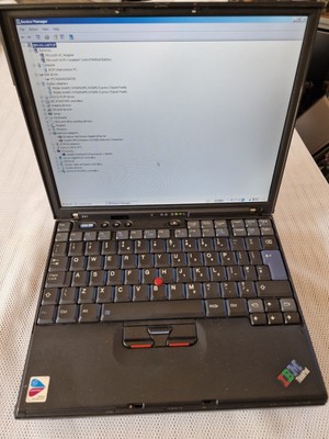 Vtg IBM ThinkPad X41 with TinkPad x4 ultrabase Pentium M 1.60GHz win xp ...