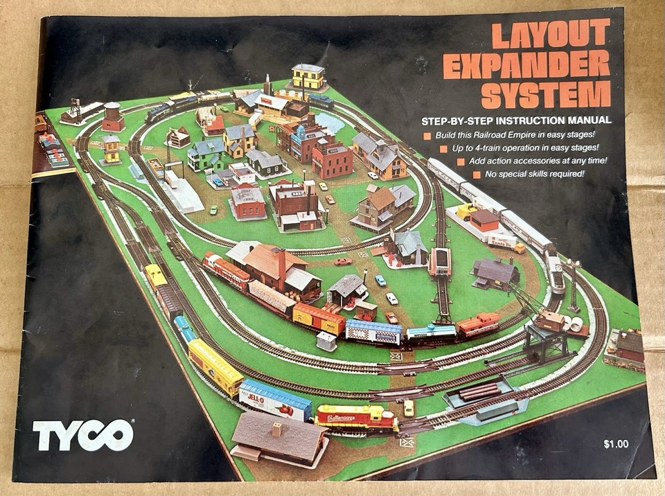 TYCO HO Layout Expander System With 1977 Instruction Manual | eBay