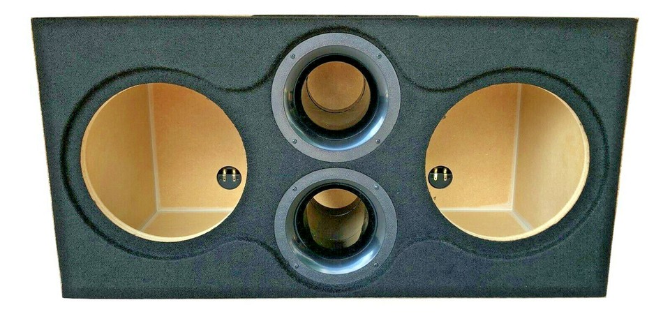 Custom Ported Sub Box Enclosure for 2 10" T1 Subs with Rockford Fosgate ...