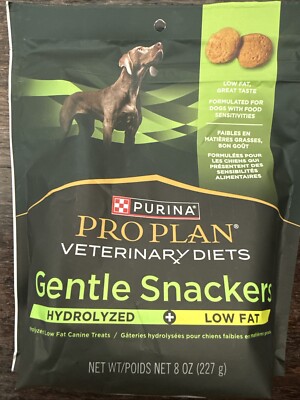Dog Purina Pro Plan Veterinary Diets Gentle Snackers Low Fat Treats 8oz ...