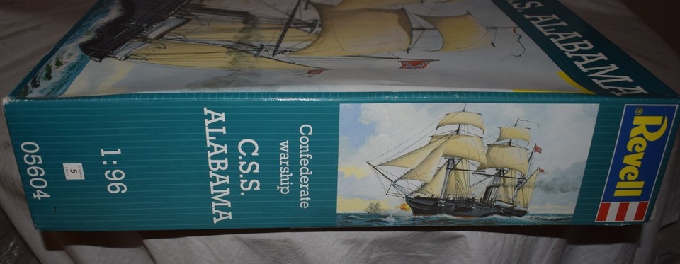 Revell Kit No. 05604 Confederate Warship CSS Alabama - NEW in Box ...