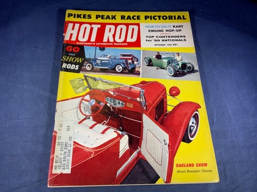 I5-6 HOT ROD AUTOMOTIVE MAGAZINE - SEPTEMBER 1960 | eBay