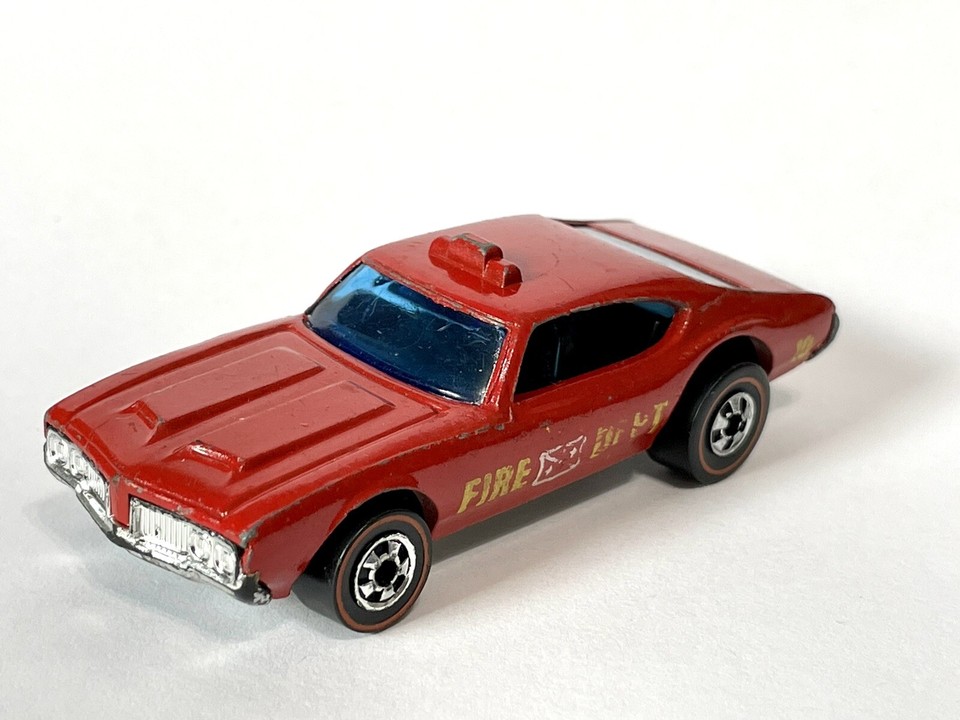 1969 Hot Wheels Redline Olds 442 Red Fire Dept Chief US/CANADA *RARE ...