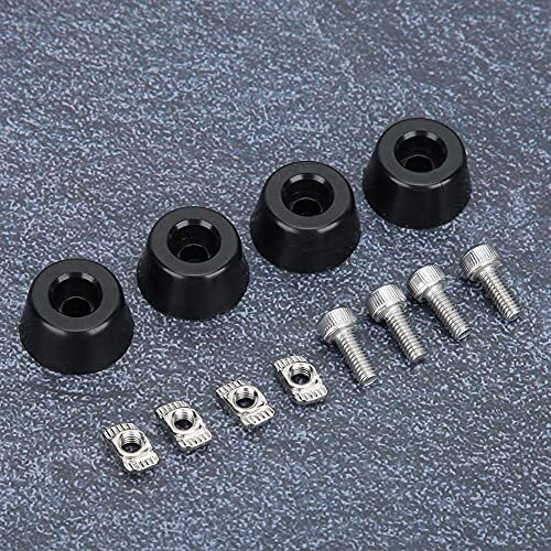 3D Printer Rubber Feet, 4Pcs 3D Printer Anti Vibration Rubber Feet 3D ...