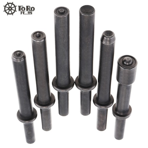 6pcs Steel Solid Rivet Impact Head Bits for Air Chisel Punch Hammer ...
