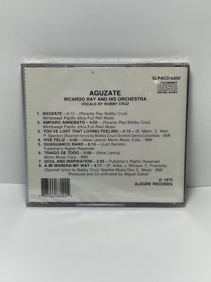 CD RICARDO RAY/ BOBBY CRUZ AGUZATE NEW 787244880024| eBay