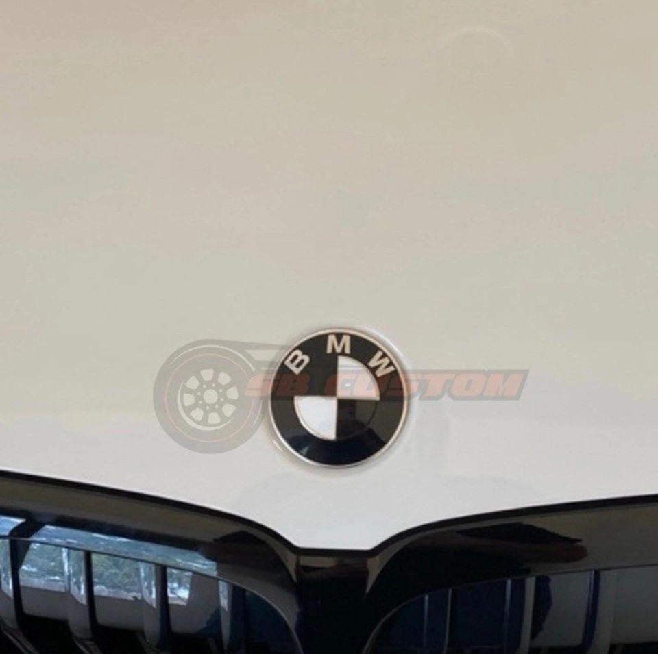 BMW Badges 82MM, 74mm + Steering Wheel 45mm, 7 Piece Set, 68mm Caps ...