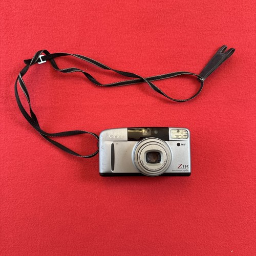 Canon Sure Shot Z115 35mm Point & Shoot Camera w/38-115mm Lens Untested ...