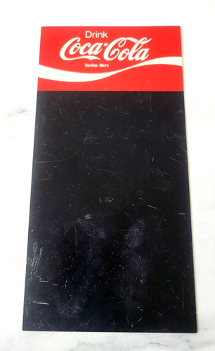 VINTAGE COCA COLA NETHERLANDS DUTCH CAFE/ RESTAURAMT MINI BLACKBOARD ...