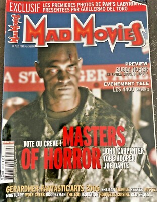 Magazine Mad movies n°182, Masters of horror, Bubba Ho-tep, Gerardmer ...