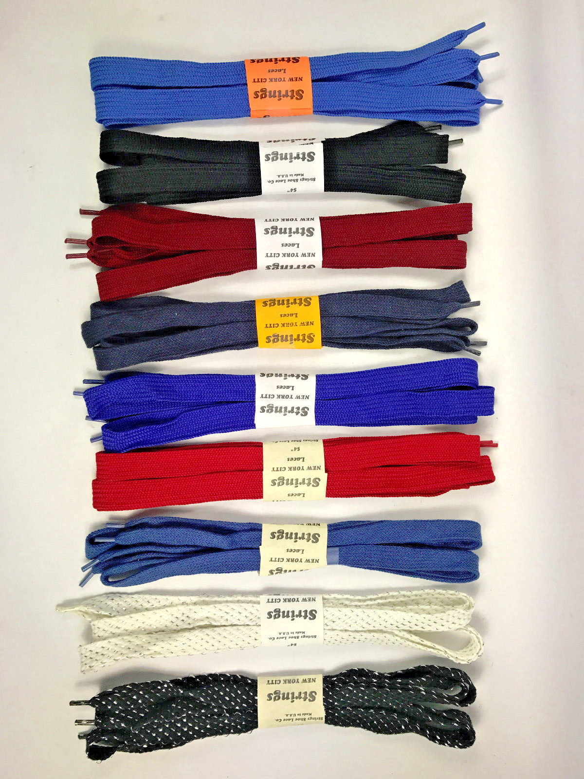 Fat Flat Athletic 54 Inch Shoe Laces.2 Pair for $9.90 Made in USA | eBay