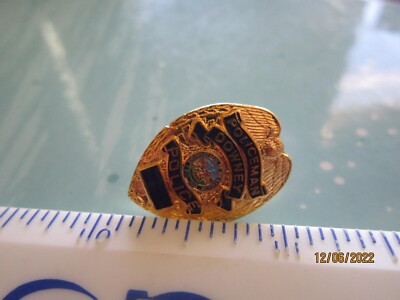 DOWNEY mini 1" miniature POLICEMAN Lapel hat Pin CALIFORNIA | eBay