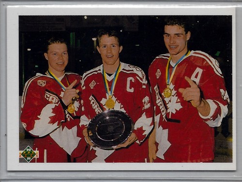 1990-91 Upper Deck Canada's Captains Draper/ Rice/ Eric Lindros #473 ...