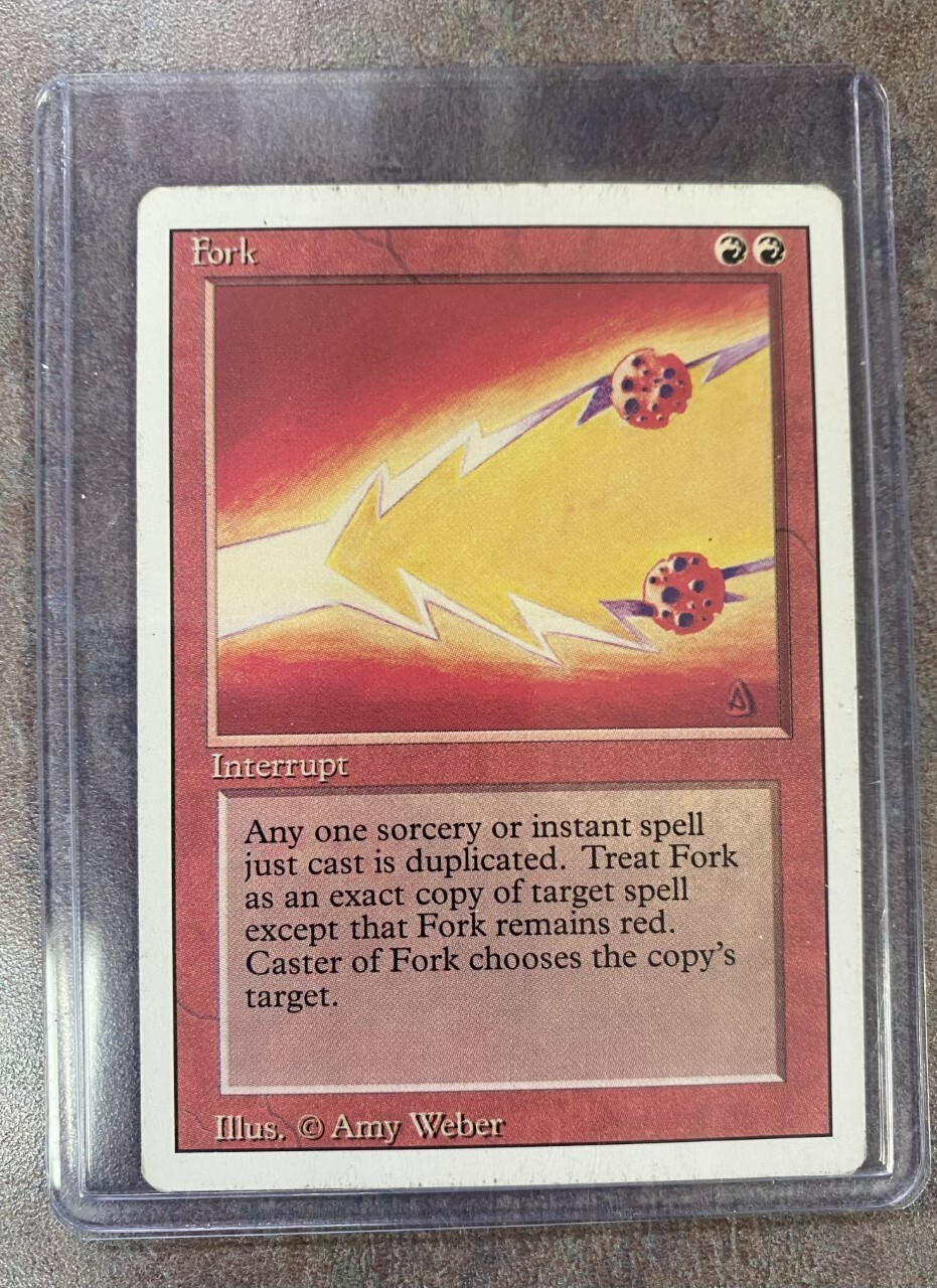 Magic the Gathering Fork Revised | eBay