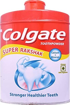Colgate Tooth Powder For Stronger Healthier Teeth | 200 gm | Free ...