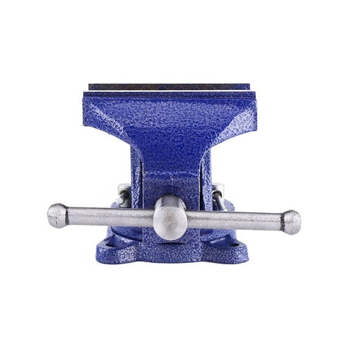 5" Bench Vise Flat Vise Heavy Type with 360° Anvil Swivel Table Top ...