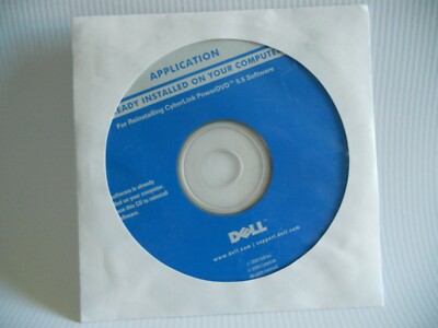 DELL CYBERLINK POWERDVD 5.5 WINDOWS XP DVD SOFTWARE NEW SEALED 2005 | eBay