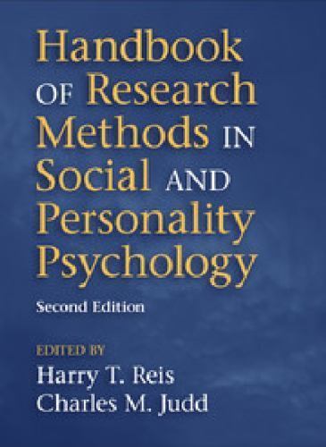 Handbook of Research Methods in Social and Personality Psychology by ...